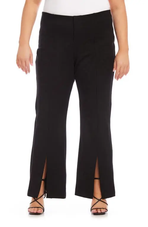 Karen Kane Front Slit Bootcut Trousers