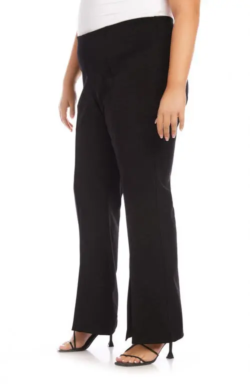 Karen Kane Front Slit Bootcut Trousers