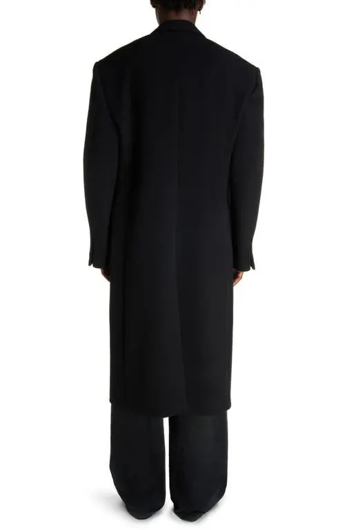 Balenciaga Double-breasted Wool Topcoat