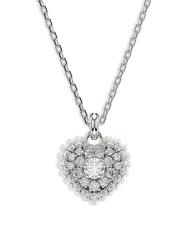 SWAROVSKI Idyllia Heart Pendant Necklace - Silver