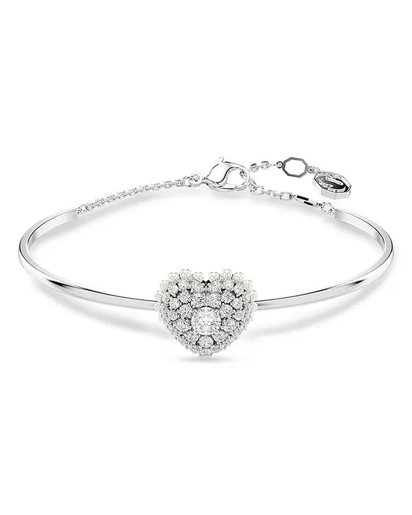 SWAROVSKI Idyllia Heart Bangle Bracelet