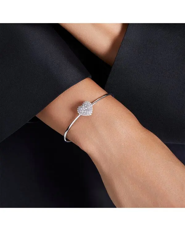 SWAROVSKI Idyllia Heart Bangle Bracelet