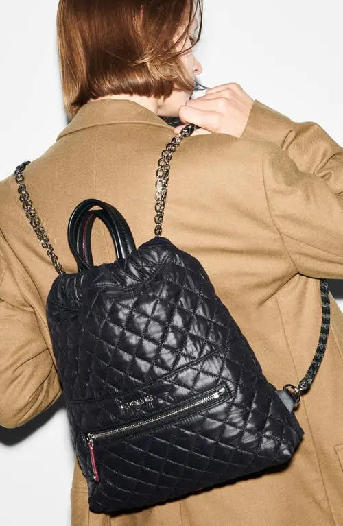 Mz Wallace Crosby Audrey Quilted Nylon Backpack