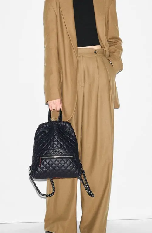 Mz Wallace Crosby Audrey Quilted Nylon Backpack