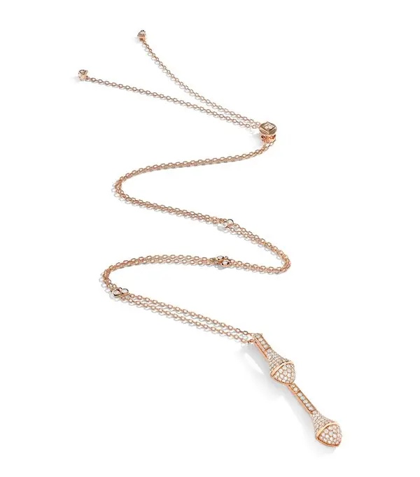 MARLI NEW YORK Cleo Pendant Necklace - Rose Gold