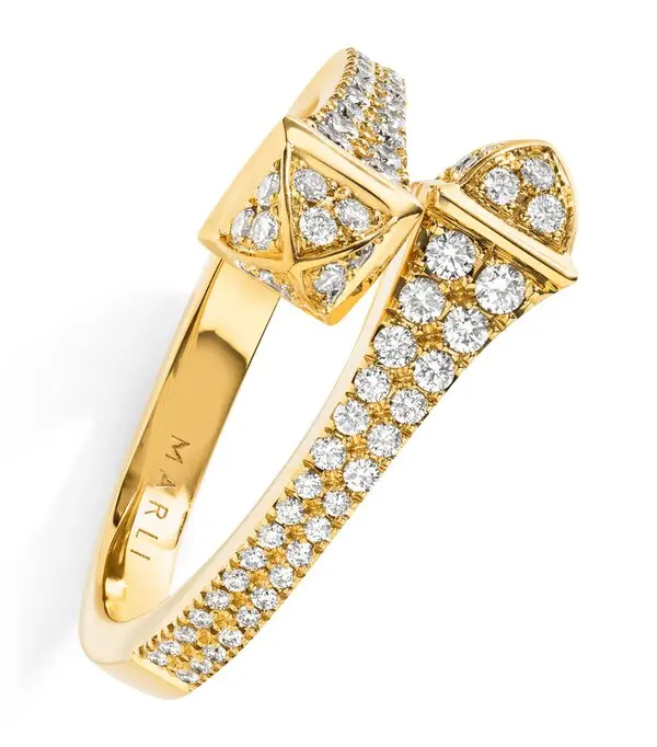 MARLI NEW YORK Cleo Diamond Ring - Gold