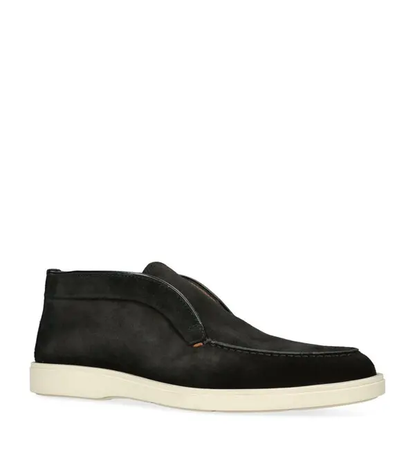 Santoni Detroit Suede Desert Boots
