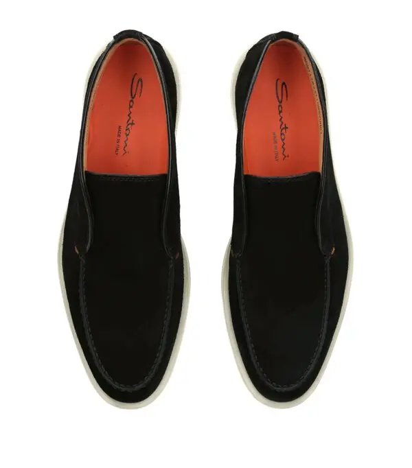 Santoni Detroit Suede Desert Boots