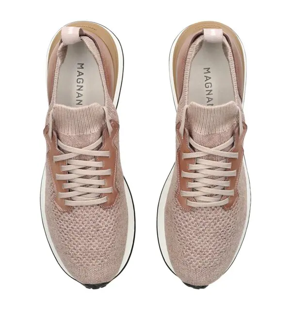 Magnanni Stratus Lyteknit Sneakers - Beige