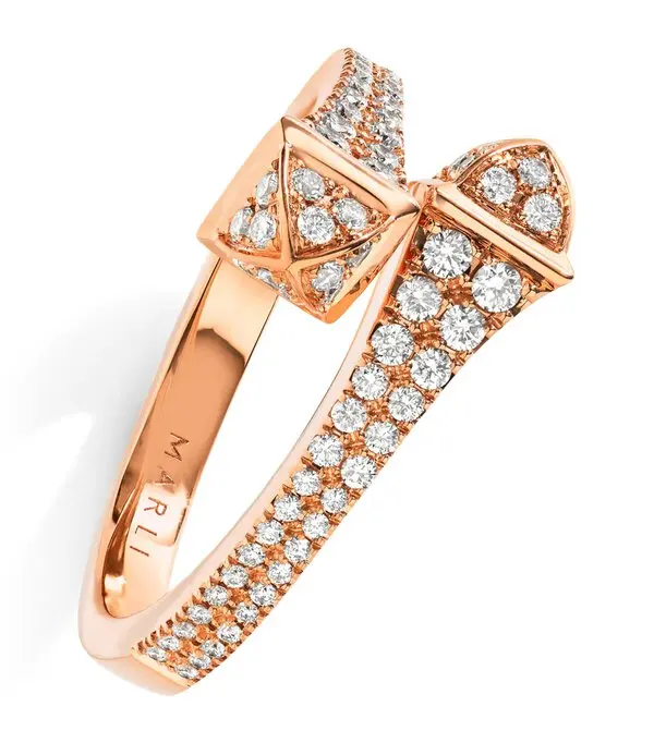 MARLI NEW YORK Cleo Diamond Ring - Rose Gold