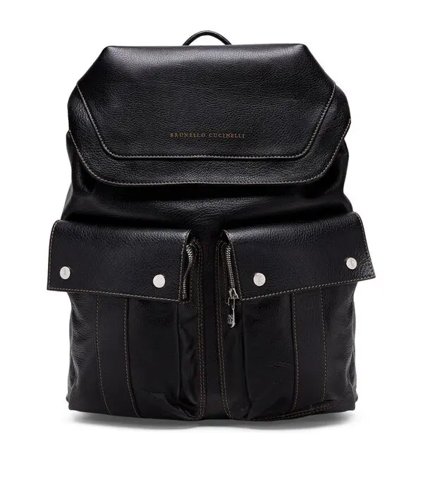 Brunello Cucinelli Leather Backpack