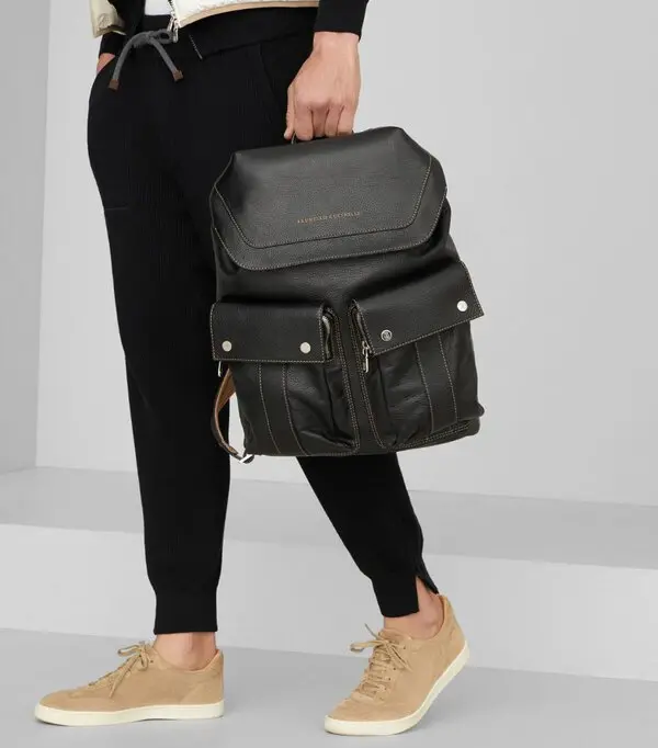 Brunello Cucinelli Leather Backpack
