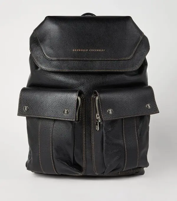 Brunello Cucinelli Leather Backpack