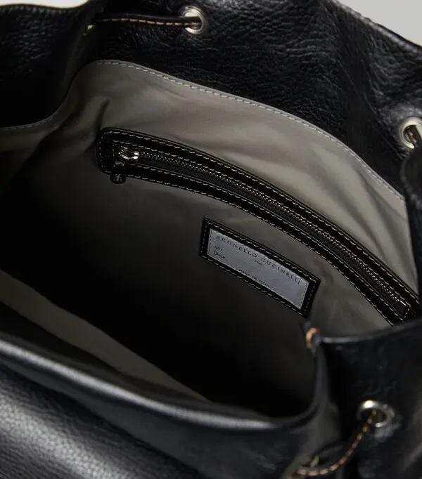 Brunello Cucinelli Leather Backpack