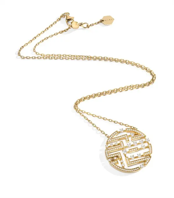MARLI NEW YORK Avenues Diamond Necklace - Gold