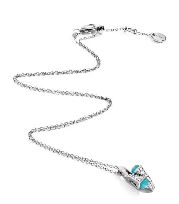 MARLI NEW YORK Cleo Pendant Necklace - White