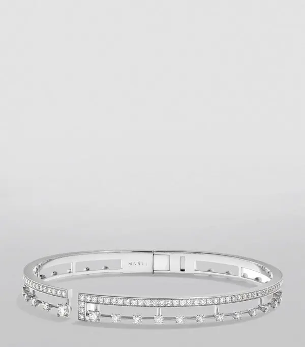 MARLI NEW YORK Large Avenues Diamond Bangle