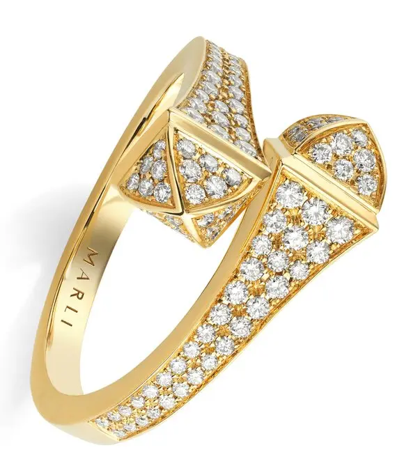 MARLI NEW YORK Cleo Diamond Ring - Gold