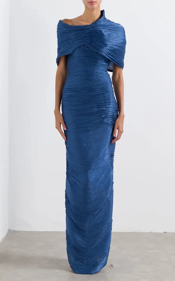MARMAR HALIM Roseya Cape Gown