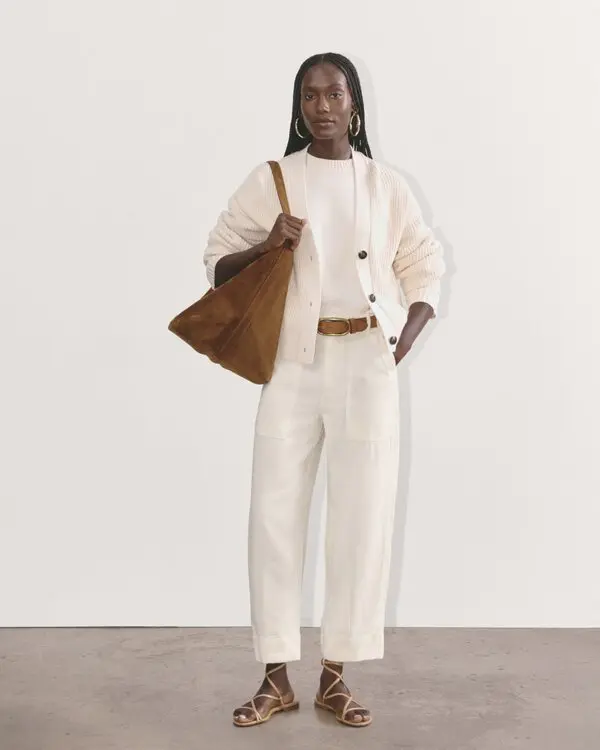 Everlane Buttersoft Utility Chino Pant - Bone