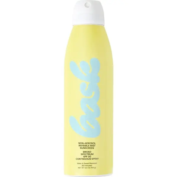 BASK Non-aerosol Invisible Mist Sunscreen Broad Spectrum Spf 30 Continuous Spray - No Color