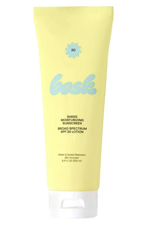 BASK Sheer Moisturizing Sunscreen Broad Spectrum Spf 30 Lotion - No Color