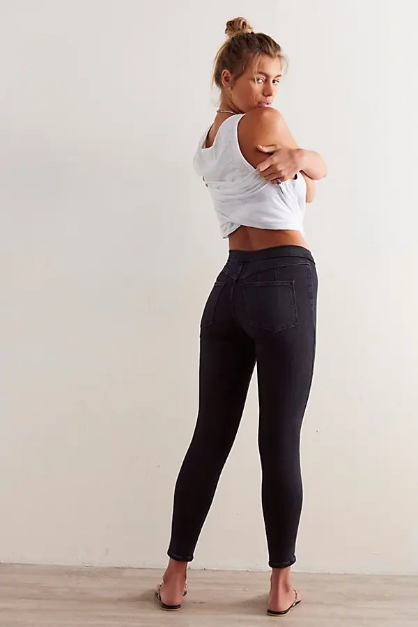 Free People We The Free Crvy Infinite Stretch Pull-on Skinny Jeans
