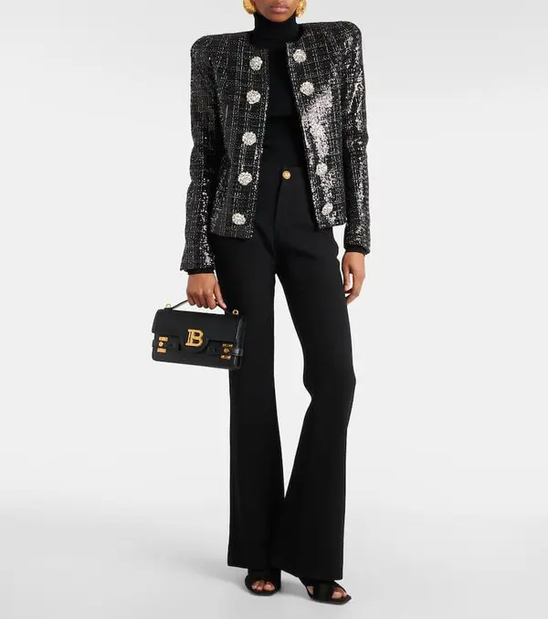 Balmain Sequined Tweed Jacket