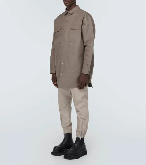Rick Owens Denim Overshirt - Neutrals
