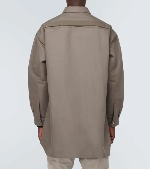 Rick Owens Denim Overshirt - Neutrals