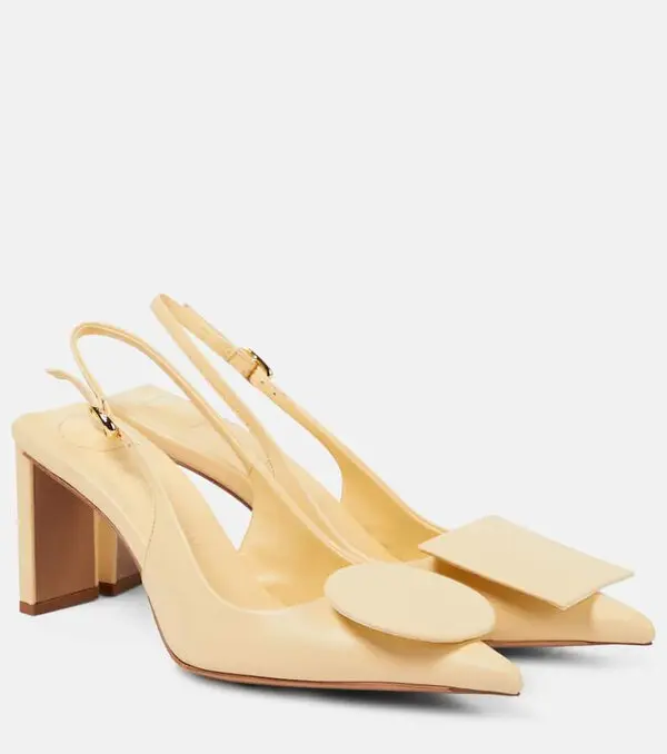 Jacquemus Les Slingbacks Duelo Hautes Slingback Pumps - White