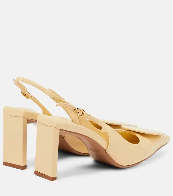 Jacquemus Les Slingbacks Duelo Hautes Slingback Pumps - White