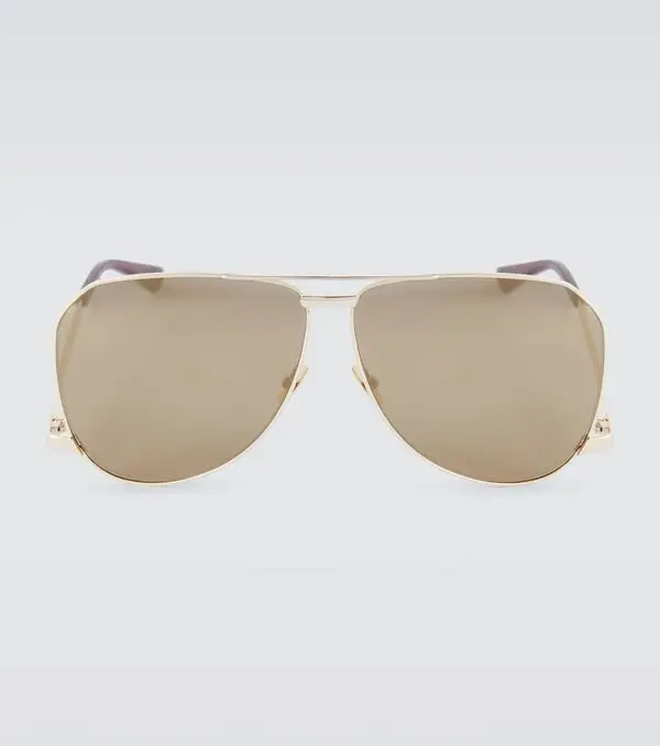 Saint Laurent Sl 690 Sunglasses - Gold