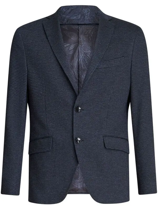Etro Layered Houndstooth Blazer