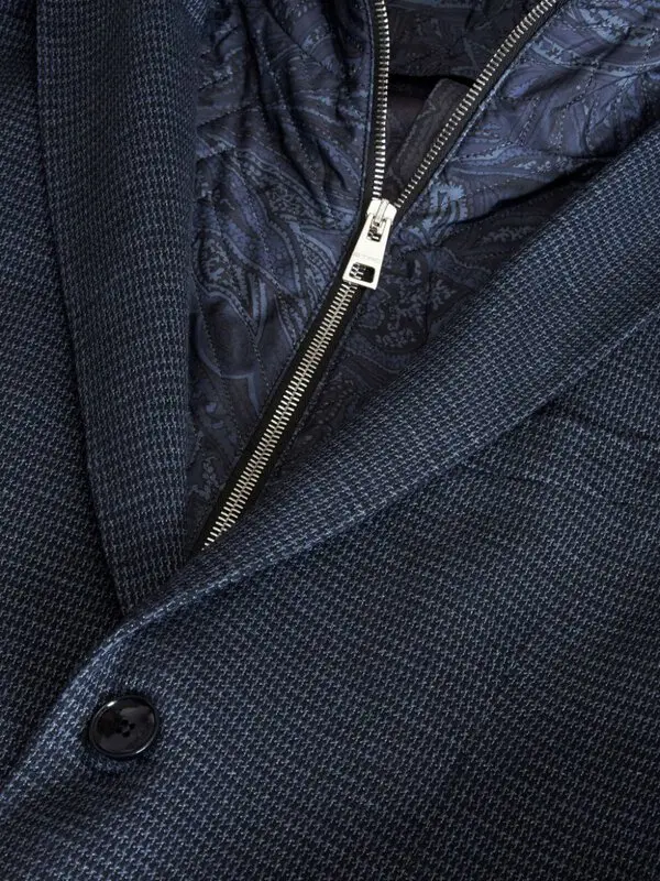 Etro Layered Houndstooth Blazer