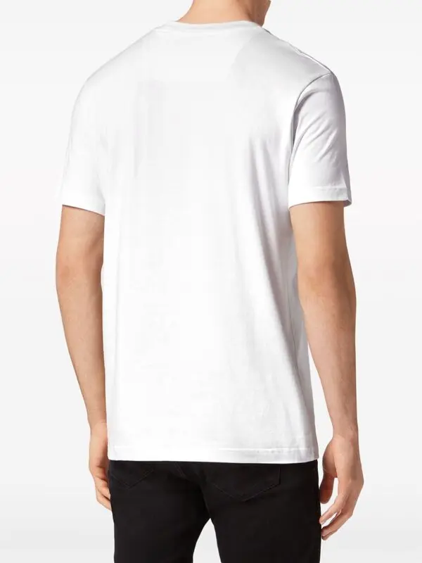 Philipp Plein Smile-print Cotton T-shirt - White