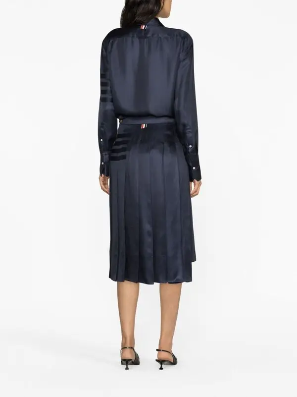 Thom Browne 4-bar Stripe Long-sleeved Shirt