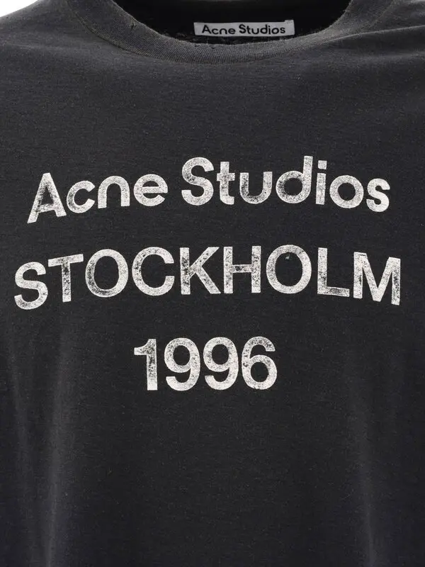 Acne Studios Stockholm 1996 T Shirt - Black | Editorialist