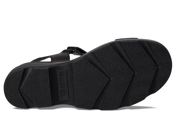 Sorel Joanietm Iv Y Strap Wedge Sandals - Black