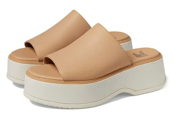 Sorel Dayspring Platform Slide Sandal - Beige