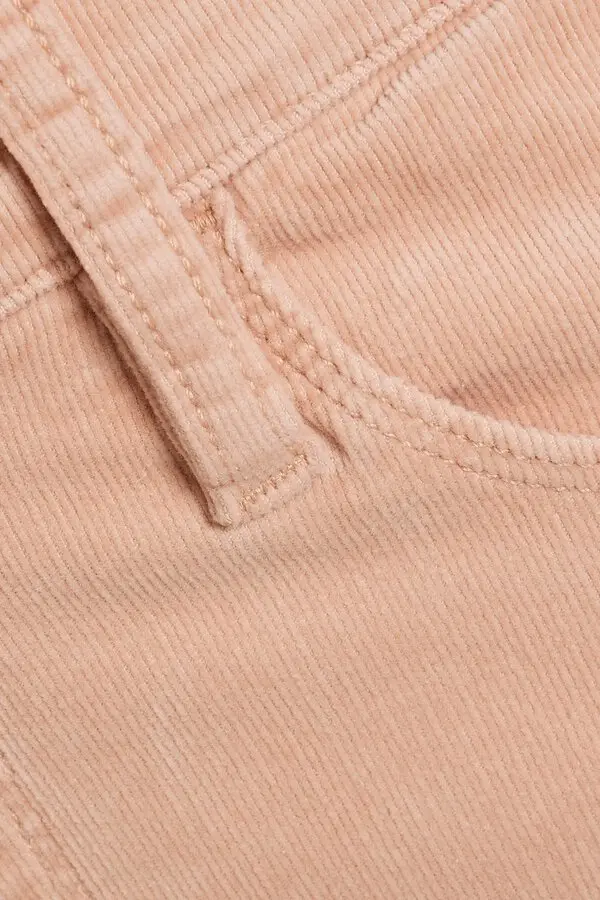 FRAME Le Slim Palazzo Cotton-blend Corduroy Pants - Blush