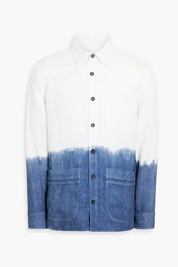 120% Lino Dipdyed Linen Shirt