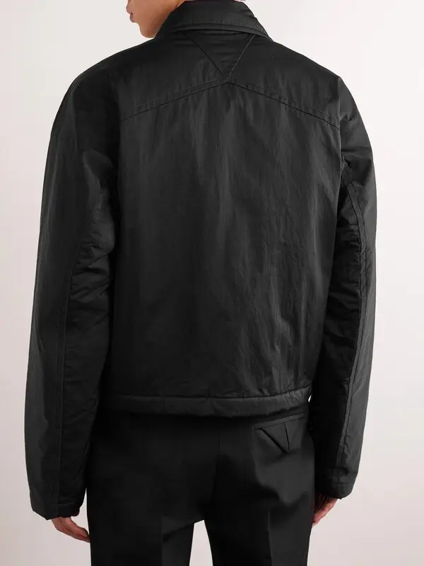Bottega Veneta Tech Nylon Blouson - Black | Editorialist