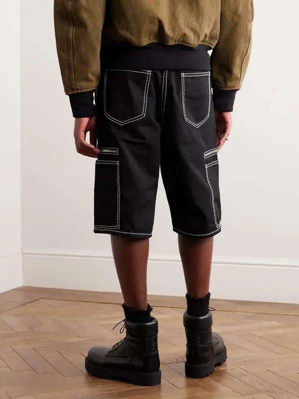 Givenchy Straight-leg Denim Cargo Shorts