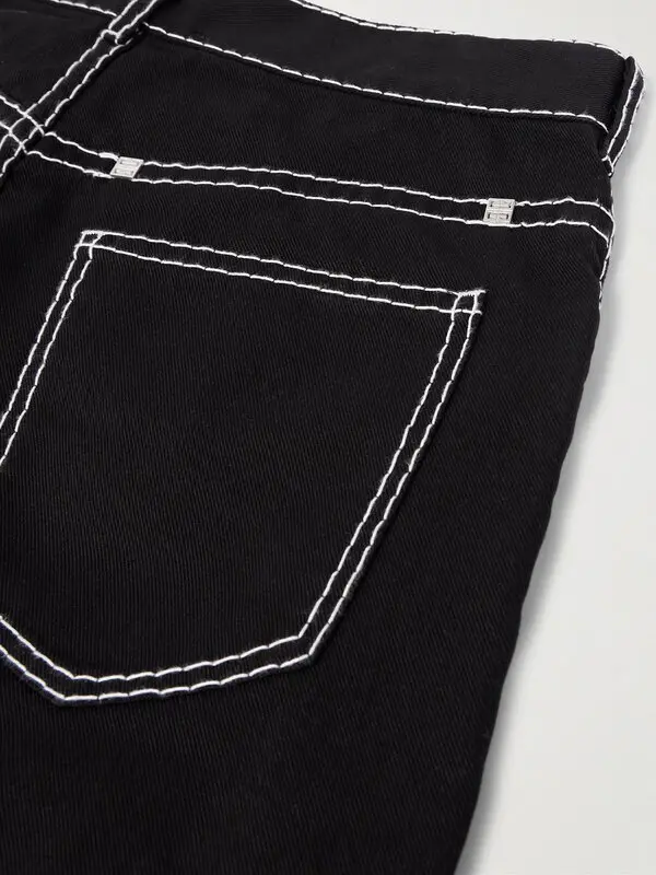 Givenchy Straight-leg Denim Cargo Shorts