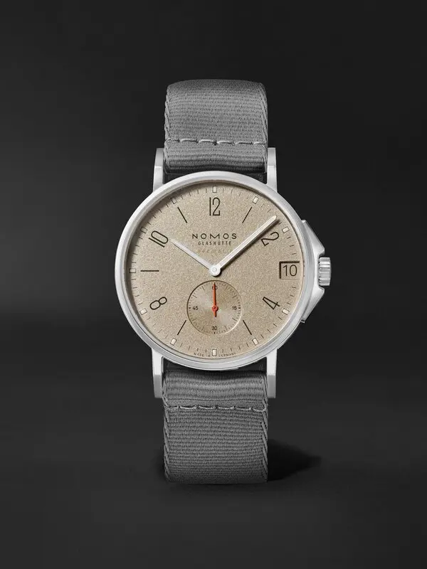 NOMOS GLASHUTTE Ahoi Neomatik 38 Date Automatic 38.5mm Stainless Steel Watch - Neutrals