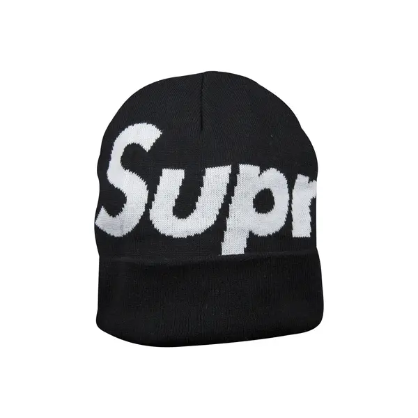 Supreme Big Logo Beanie - Black