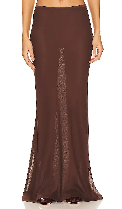 Lioness Endless Maxi Skirt - Chocolate