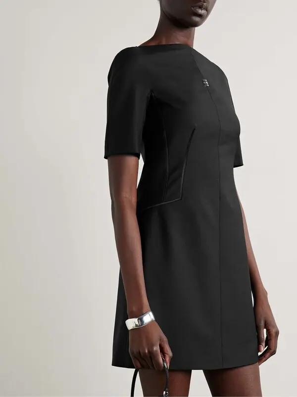 Givenchy Embellished Wool And Mohair-blend Mini Dress