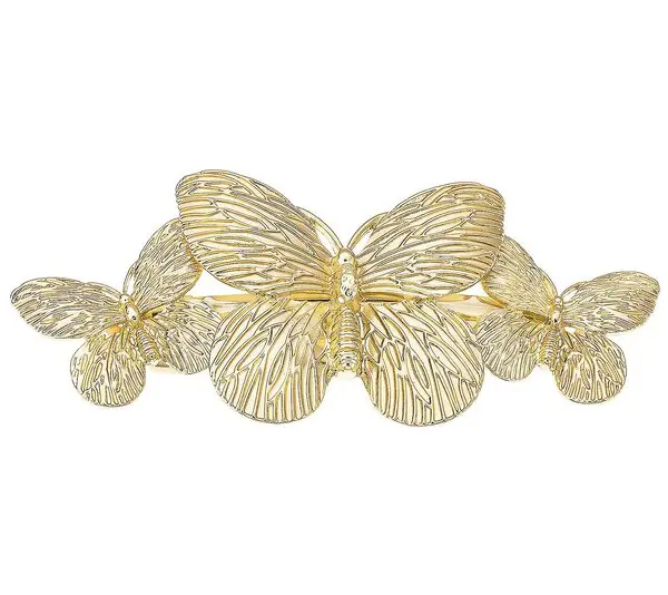 Ettika Goldtone Butterfly Hair Clip - One-color